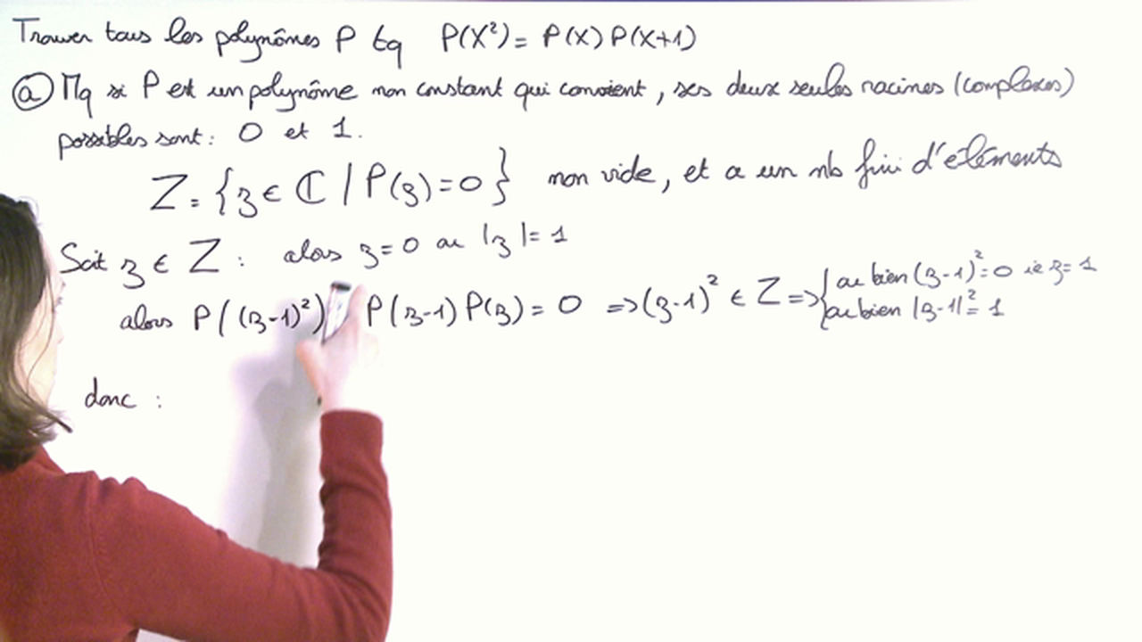 Lille.Pod - Exo7 - Polynômes - Exercice 10 (Polynômes) [06960]