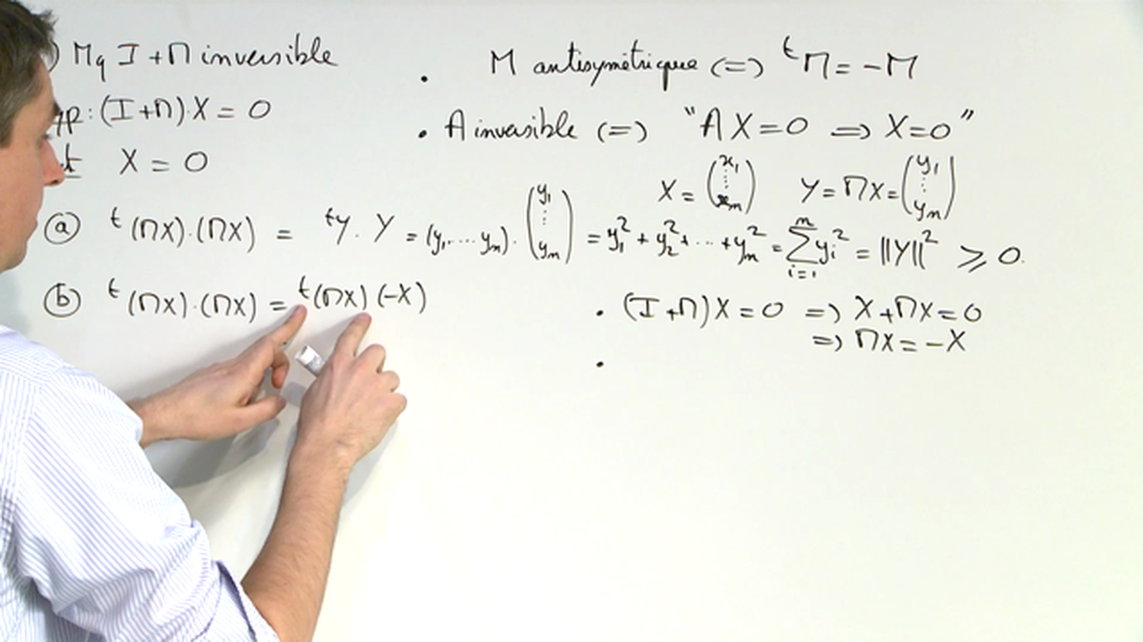 Lille.Pod - Exo7 - Matrices - Exercice 7 (Matrices) [03380]