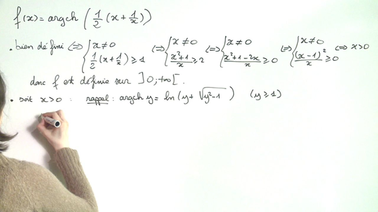 Lille.Pod - Exo7 - Fonctions usuelles - Exercice 12 (Fonctions Usuelles ...