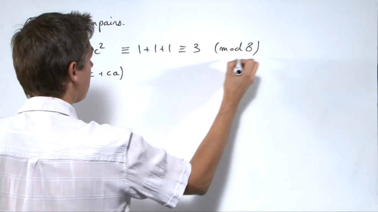 Lille.Pod - Exo7 - Arithmétique dans Z - Exercice 6 (Arithmétique Dans Z) [00285]