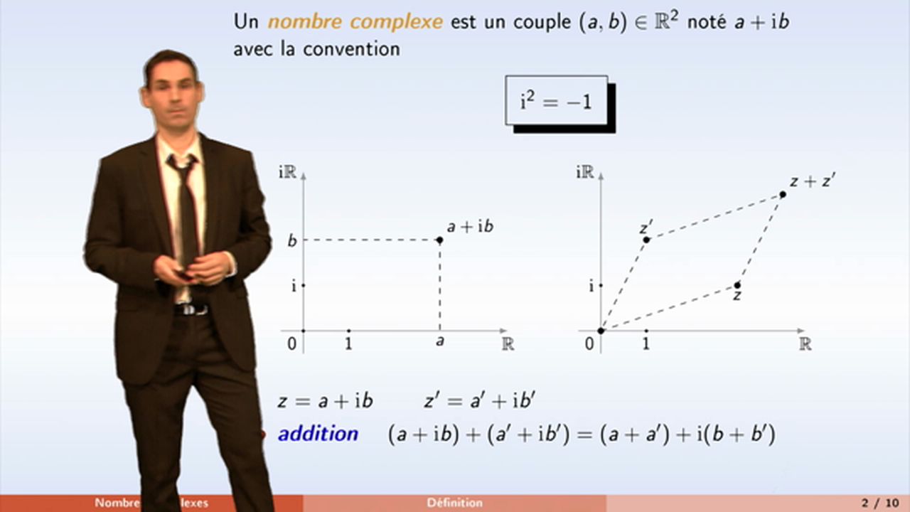 Lille.Pod - Exo7 - Nombres complexes - Chapitre "Nombres Complexes" - Partie 1 : Dé…