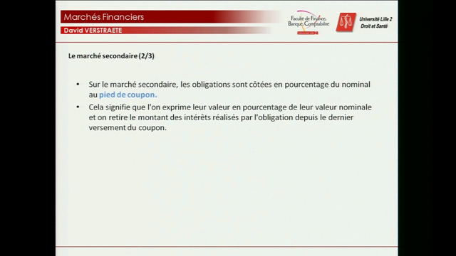 Lille.Pod - Le Marché Obligataire : Marché Primaire Et M…