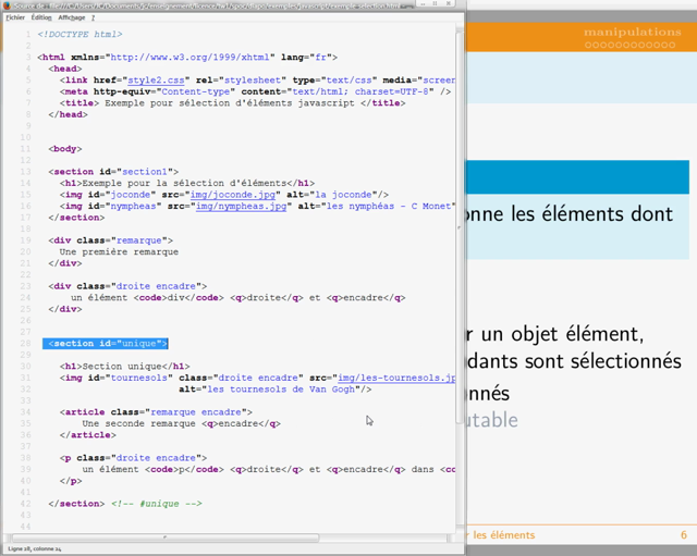 Lille.Pod - Javascript : Selectionner Les Éléments - Par…